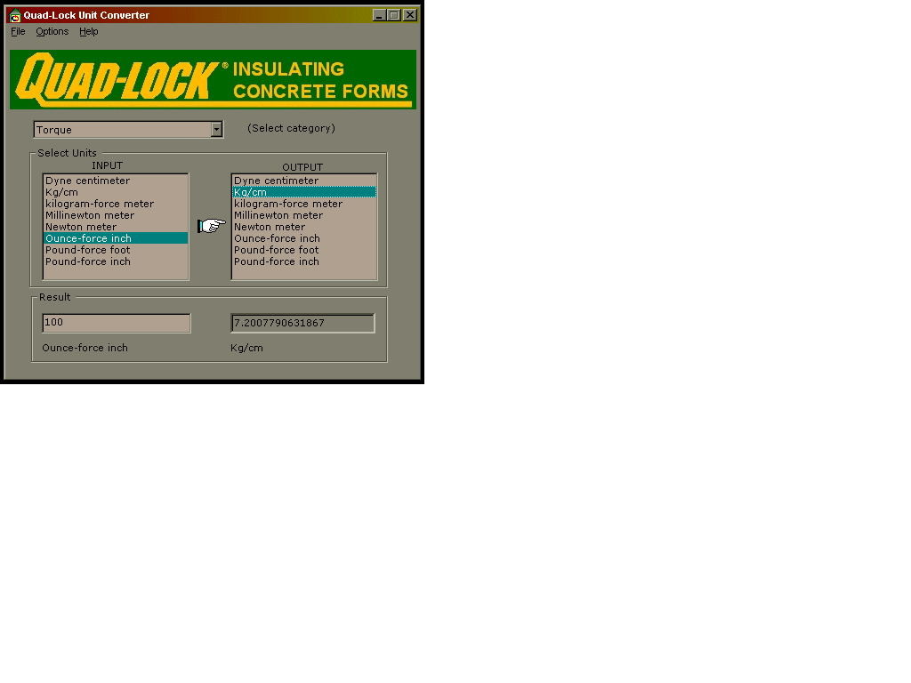 Www RomanBlack QuadLock s Freeware Unitconv exe