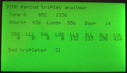 Black DTMF Decoding Algorithm
