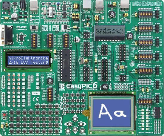 EasyPIC6 PIC development board review.