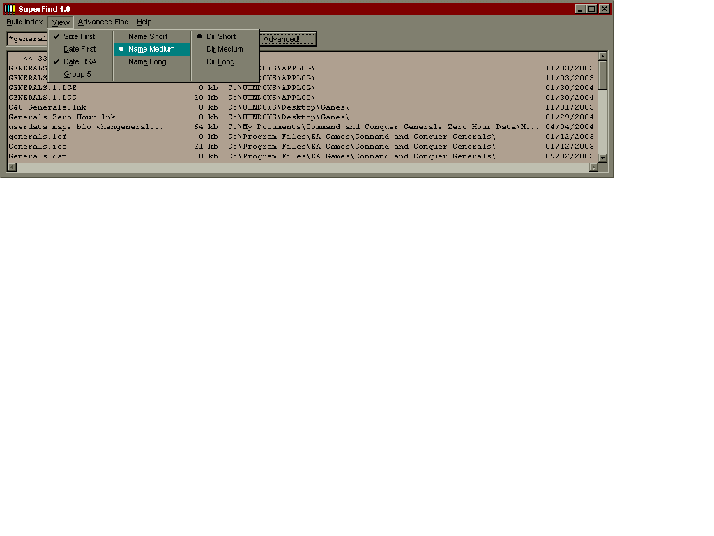 Super-Find SuperFind freeware